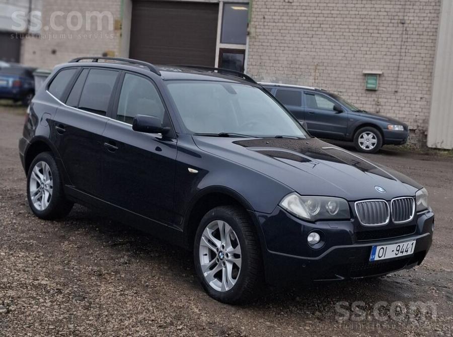 Blue BMW X3 2008 in Rezekne, with an engine capacity of 3.00 L and mileage of 0 thousand km for 5250 €, photo 2 on AUTOMOTO.COM.LV