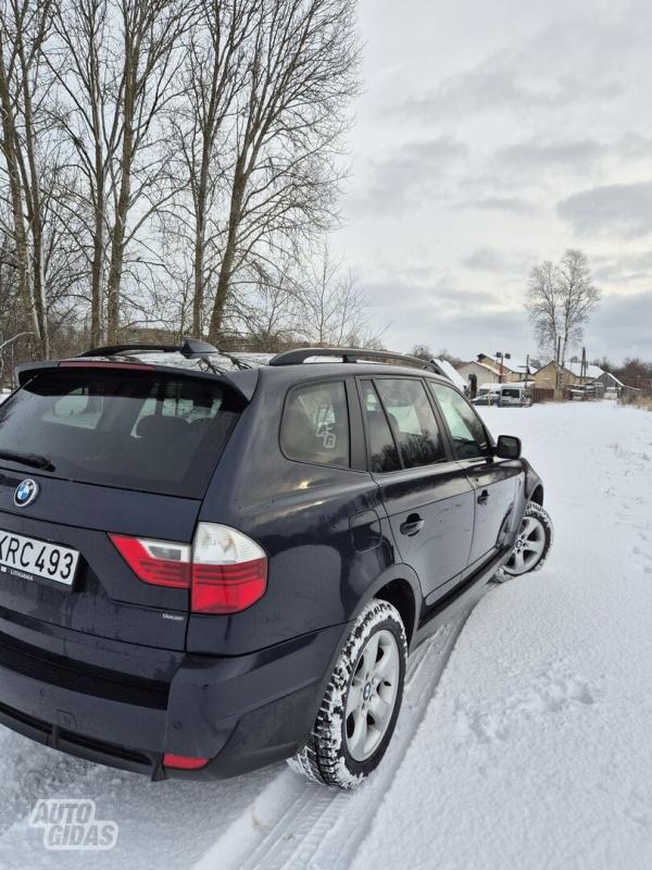 Blue BMW X3 2008 in Siauliai, with an engine capacity of 2.00 L and mileage of 221 thousand km for 4700 €, photo 4 on AUTOMOTO.COM.LV