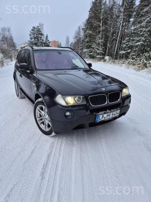 Blue BMW X3 2008 in Daugavpils, with an engine capacity of 2.00 L and mileage of 217 thousand km for 6100 €, photo  on AUTOMOTO.COM.LV