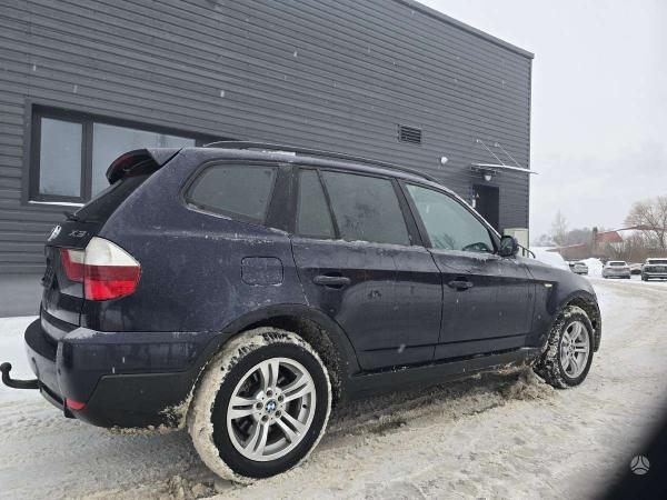 Blue BMW X3 2008 in Kaunas, with an engine capacity of 2.00 L and mileage of 320 thousand km for 4150 €, photo 3 on AUTOMOTO.COM.LV
