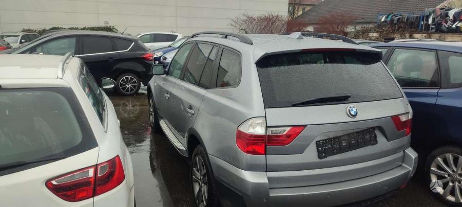 Blue BMW X3 2008 in Utena, with an engine capacity of 2.00 L and mileage of 166 thousand km for 4950 €, photo 4 on AUTOMOTO.COM.LV