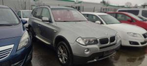 Blue BMW X3 2008 in Utena, with an engine capacity of 2.00 L and mileage of 166 thousand km for 4950 €, photo 5 on AUTOMOTO.COM.LV