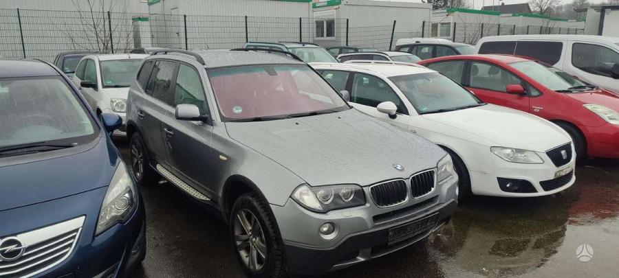Blue BMW X3 2008 in Utena, with an engine capacity of 2.00 L and mileage of 166 thousand km for 4950 €, photo 7 on AUTOMOTO.COM.LV