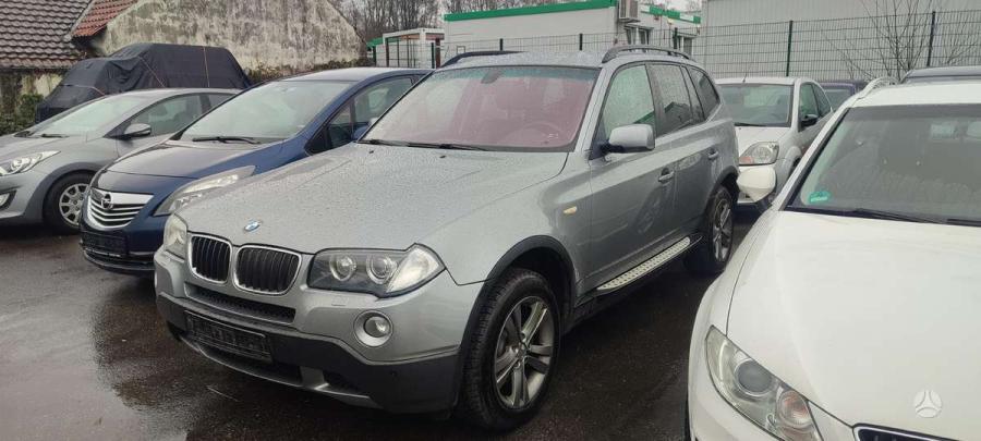 Blue BMW X3 2008 in Utena, with an engine capacity of 2.00 L and mileage of 166 thousand km for 4950 €, photo 9 on AUTOMOTO.COM.LV