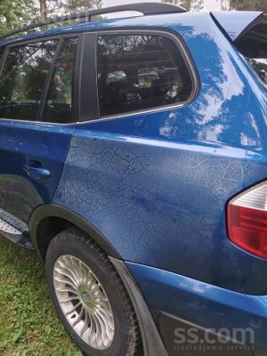 Zils BMW X3 2008 Aizkraukle, ar dzinēja tilpumu 3.00 L un nobraukumu 344 tūkst. km par 4500 €, foto 5 vietnē AUTOMOTO.COM.LV