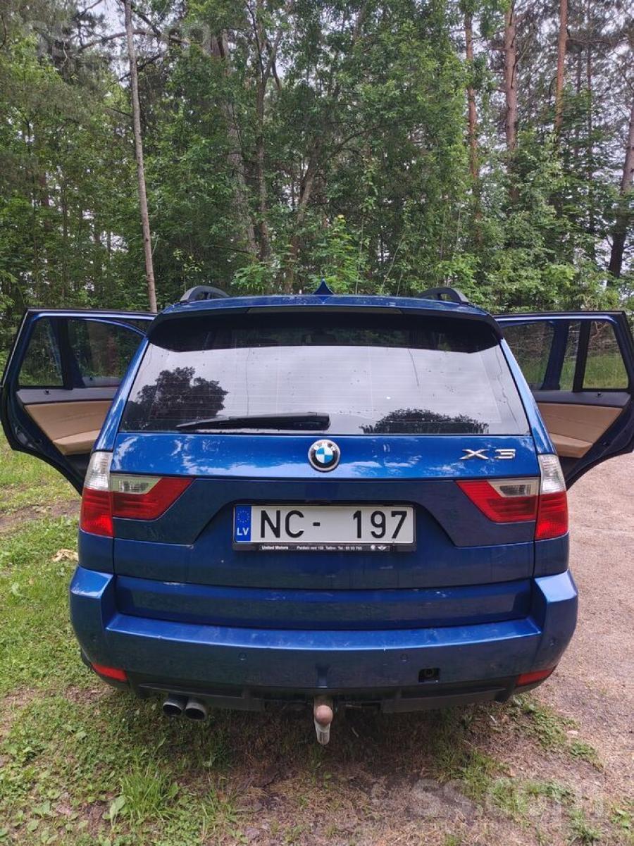 Zils BMW X3 2008 Aizkraukle, ar dzinēja tilpumu 3.00 L un nobraukumu 344 tūkst. km par 4500 €, foto 12 vietnē AUTOMOTO.COM.LV