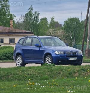Blue BMW X3 2008 in Balvi, with an engine capacity of 3.00 L and mileage of 190 thousand km for 6200 €, photo  on AUTOMOTO.COM.LV