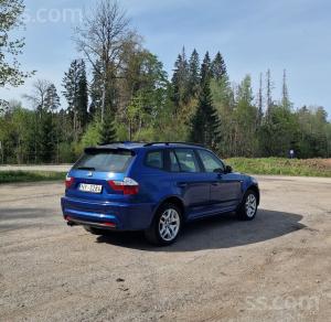 Blue BMW X3 2008 in Balvi, with an engine capacity of 3.00 L and mileage of 190 thousand km for 6200 €, photo 5 on AUTOMOTO.COM.LV