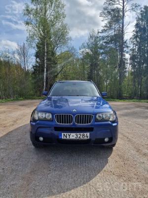 Blue BMW X3 2008 in Balvi, with an engine capacity of 3.00 L and mileage of 190 thousand km for 6200 €, photo 9 on AUTOMOTO.COM.LV