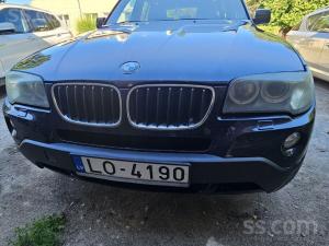 Zils BMW X3 2008 Bauska, ar dzinēja tilpumu 2.00 L un nobraukumu 404 tūkst. km par 3000 €, foto  vietnē AUTOMOTO.COM.LV