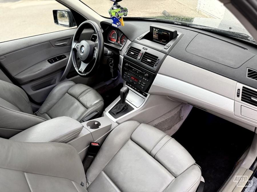 Zils BMW X3 2008 Kauņa, ar dzinēja tilpumu 3.00 L un nobraukumu 314 tūkst. km par 5000 €, foto 18 vietnē AUTOMOTO.COM.LV