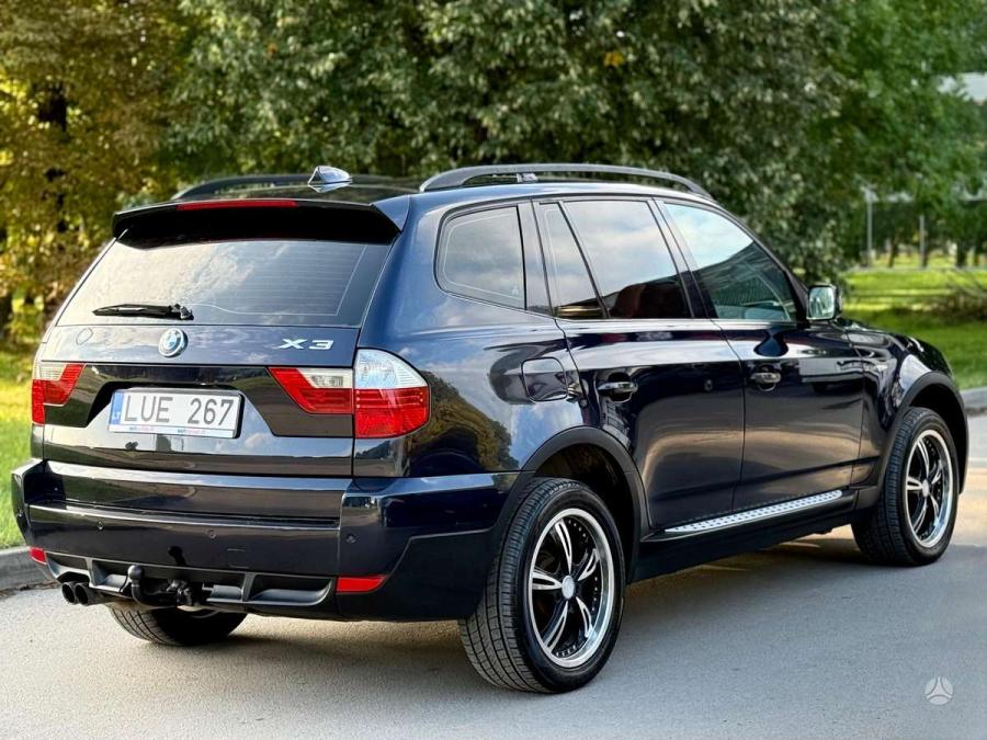 Blue BMW X3 2008 in Kaunas, with an engine capacity of 2.99 L and mileage of 314 thousand km for 4500 €, photo 5 on AUTOMOTO.COM.LV