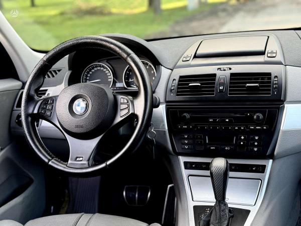 Blue BMW X3 2008 in Kaunas, with an engine capacity of 2.99 L and mileage of 314 thousand km for 4500 €, photo 10 on AUTOMOTO.COM.LV