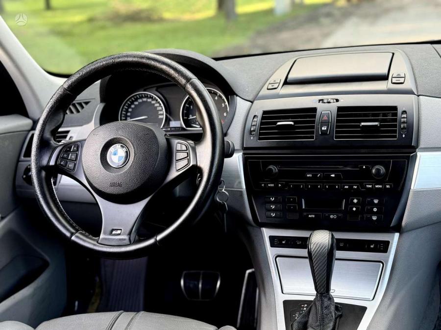 Blue BMW X3 2008 in Kaunas, with an engine capacity of 2.99 L and mileage of 314 thousand km for 4500 €, photo 11 on AUTOMOTO.COM.LV
