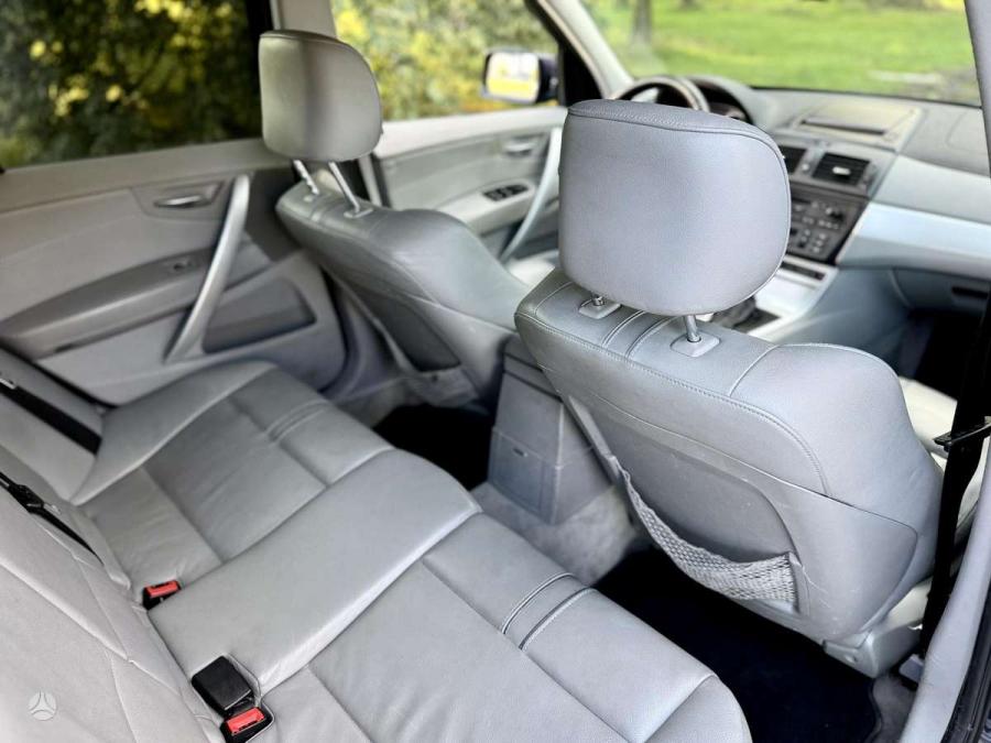 Blue BMW X3 2008 in Kaunas, with an engine capacity of 2.99 L and mileage of 314 thousand km for 4500 €, photo 18 on AUTOMOTO.COM.LV