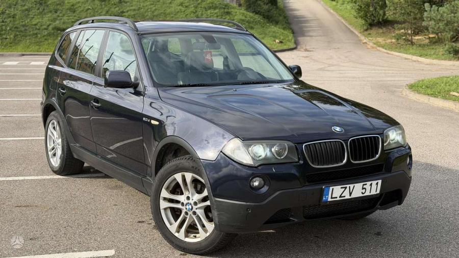 Blue BMW X3 2008 in Ukmerge, with an engine capacity of 2.00 L and mileage of 384 thousand km for 2850 €, photo 1 on AUTOMOTO.COM.LV