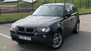 Blue BMW X3 2008 in Ukmerge, with an engine capacity of 2.00 L and mileage of 384 thousand km for 2850 €, photo 4 on AUTOMOTO.COM.LV