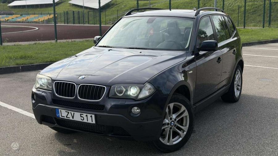 Blue BMW X3 2008 in Ukmerge, with an engine capacity of 2.00 L and mileage of 384 thousand km for 2850 €, photo 4 on AUTOMOTO.COM.LV