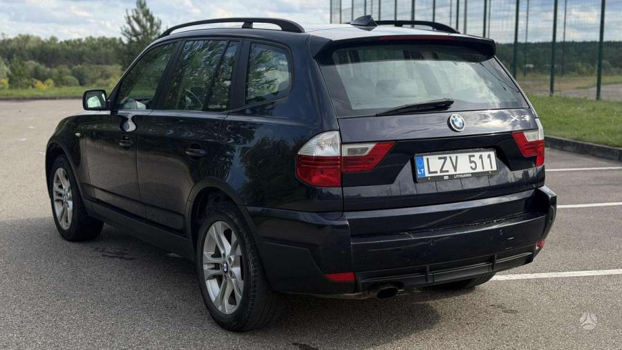 Blue BMW X3 2008 in Ukmerge, with an engine capacity of 2.00 L and mileage of 384 thousand km for 2850 €, photo 5 on AUTOMOTO.COM.LV