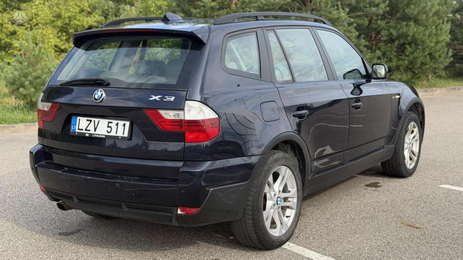 Blue BMW X3 2008 in Ukmerge, with an engine capacity of 2.00 L and mileage of 384 thousand km for 2850 €, photo 7 on AUTOMOTO.COM.LV