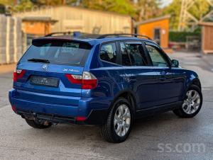Blue BMW X3 2008 in Jurmala, with an engine capacity of 2.00 L and mileage of 0 thousand km for 4950 €, photo 7 on AUTOMOTO.COM.LV