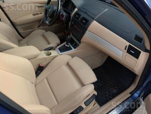 Blue BMW X3 2008 in Jurmala, with an engine capacity of 2.00 L and mileage of 0 thousand km for 4950 €, photo 12 on AUTOMOTO.COM.LV