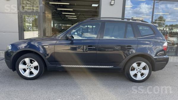 Blue BMW X3 2008 in Riga, with an engine capacity of 3.00 L and mileage of 190 thousand km for 3900 €, photo 3 on AUTOMOTO.COM.LV