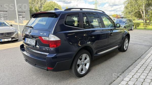 Blue BMW X3 2008 in Riga, with an engine capacity of 3.00 L and mileage of 190 thousand km for 3900 €, photo 6 on AUTOMOTO.COM.LV