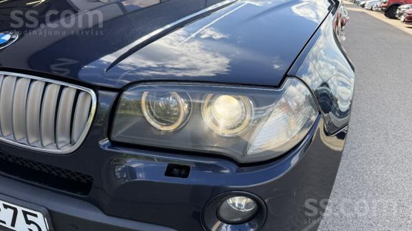 Blue BMW X3 2008 in Riga, with an engine capacity of 3.00 L and mileage of 190 thousand km for 3900 €, photo 10 on AUTOMOTO.COM.LV