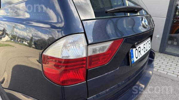 Blue BMW X3 2008 in Riga, with an engine capacity of 3.00 L and mileage of 190 thousand km for 3900 €, photo 11 on AUTOMOTO.COM.LV