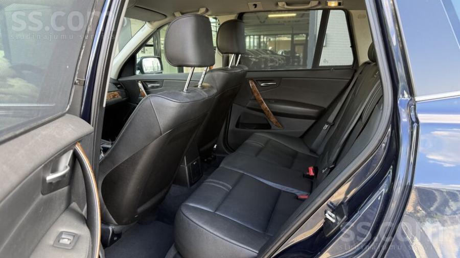 Blue BMW X3 2008 in Riga, with an engine capacity of 3.00 L and mileage of 190 thousand km for 3900 €, photo 14 on AUTOMOTO.COM.LV
