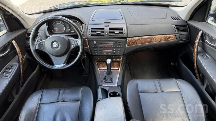 Blue BMW X3 2008 in Riga, with an engine capacity of 3.00 L and mileage of 190 thousand km for 3900 €, photo 18 on AUTOMOTO.COM.LV