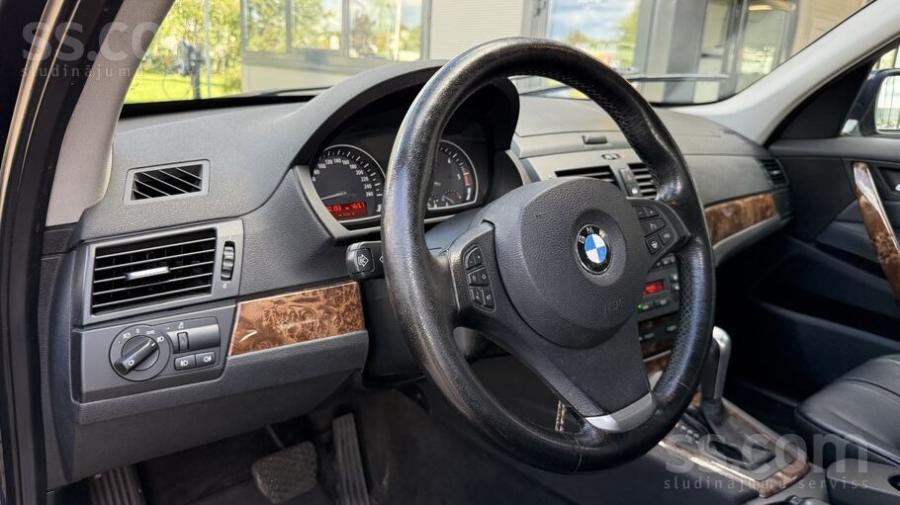 Blue BMW X3 2008 in Riga, with an engine capacity of 3.00 L and mileage of 190 thousand km for 3900 €, photo 19 on AUTOMOTO.COM.LV