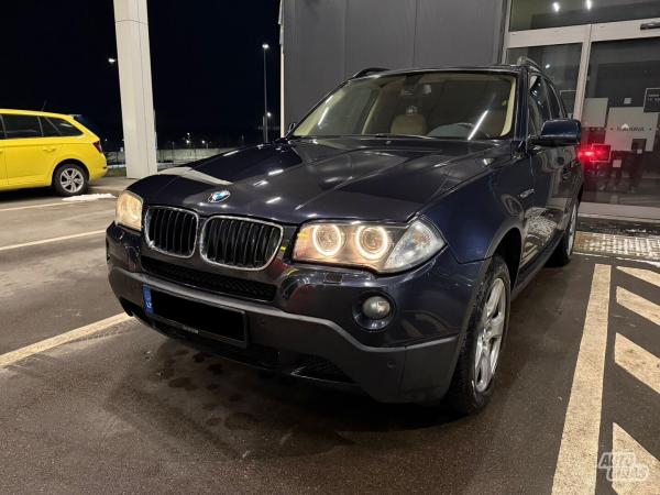 Blue BMW X3 2009 in Vilnius, with an engine capacity of 2.00 L and mileage of 260 thousand km for 2500 €, photo 1 on AUTOMOTO.COM.LV