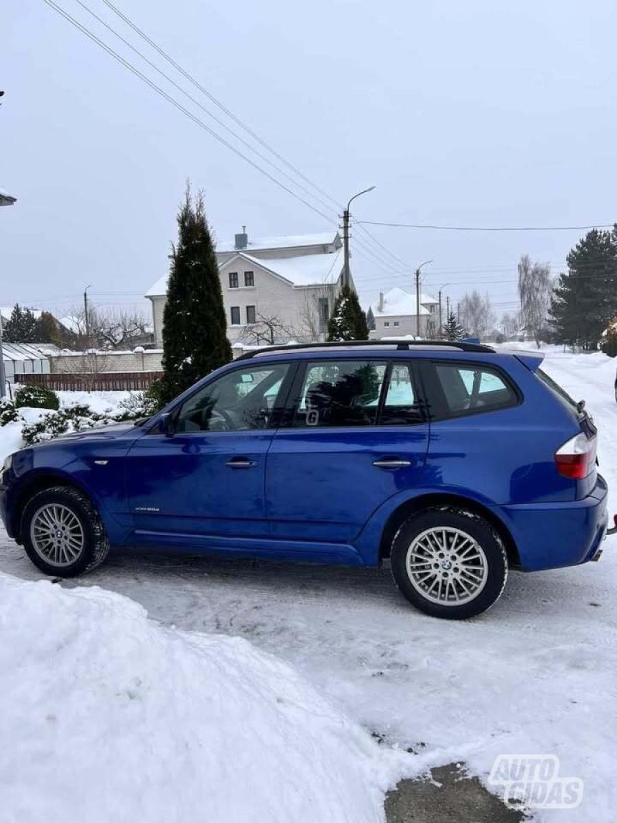 Blue BMW X3 2009 in Siauliai, with an engine capacity of 2.00 L and mileage of 340 thousand km for 5500 €, photo 7 on AUTOMOTO.COM.LV