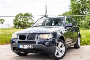 Zils BMW X3 2009 Rīga, ar dzinēja tilpumu 2.00 L un nobraukumu 274 tūkst. km par 5990 €, foto  vietnē AUTOMOTO.COM.LV