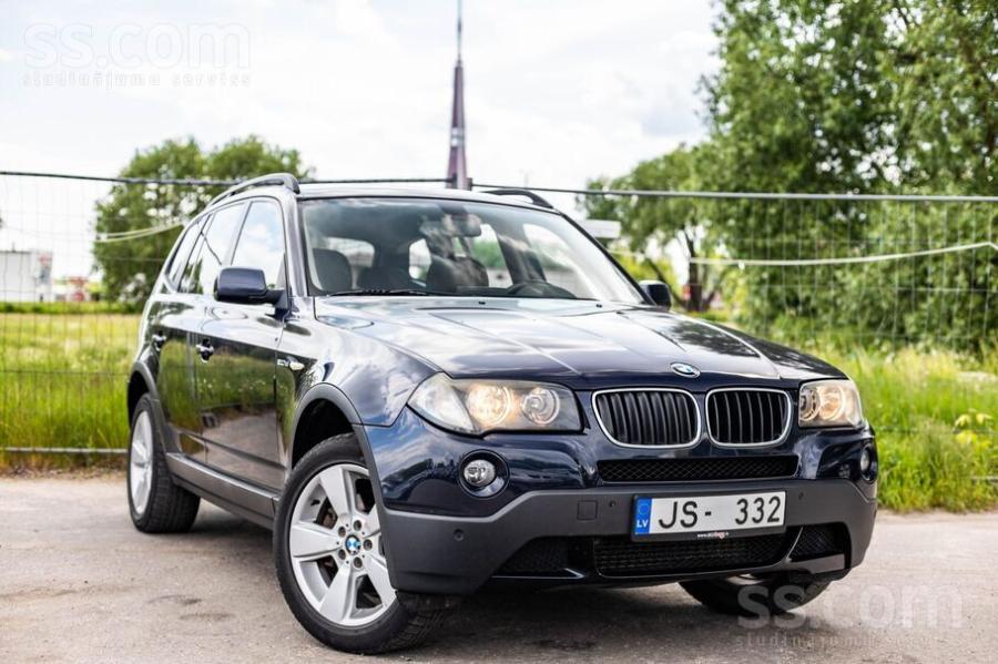 Синий БМВ Х3 2009 в Рига, объемом двигателя 2.00 л и пробегом 274 тыс. км за 5990 €, фото 3 на AUTOMOTO.COM.LV