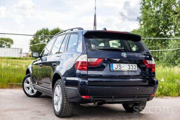 Синий БМВ Х3 2009 в Рига, объемом двигателя 2.00 л и пробегом 274 тыс. км за 5990 €, фото 6 на AUTOMOTO.COM.LV