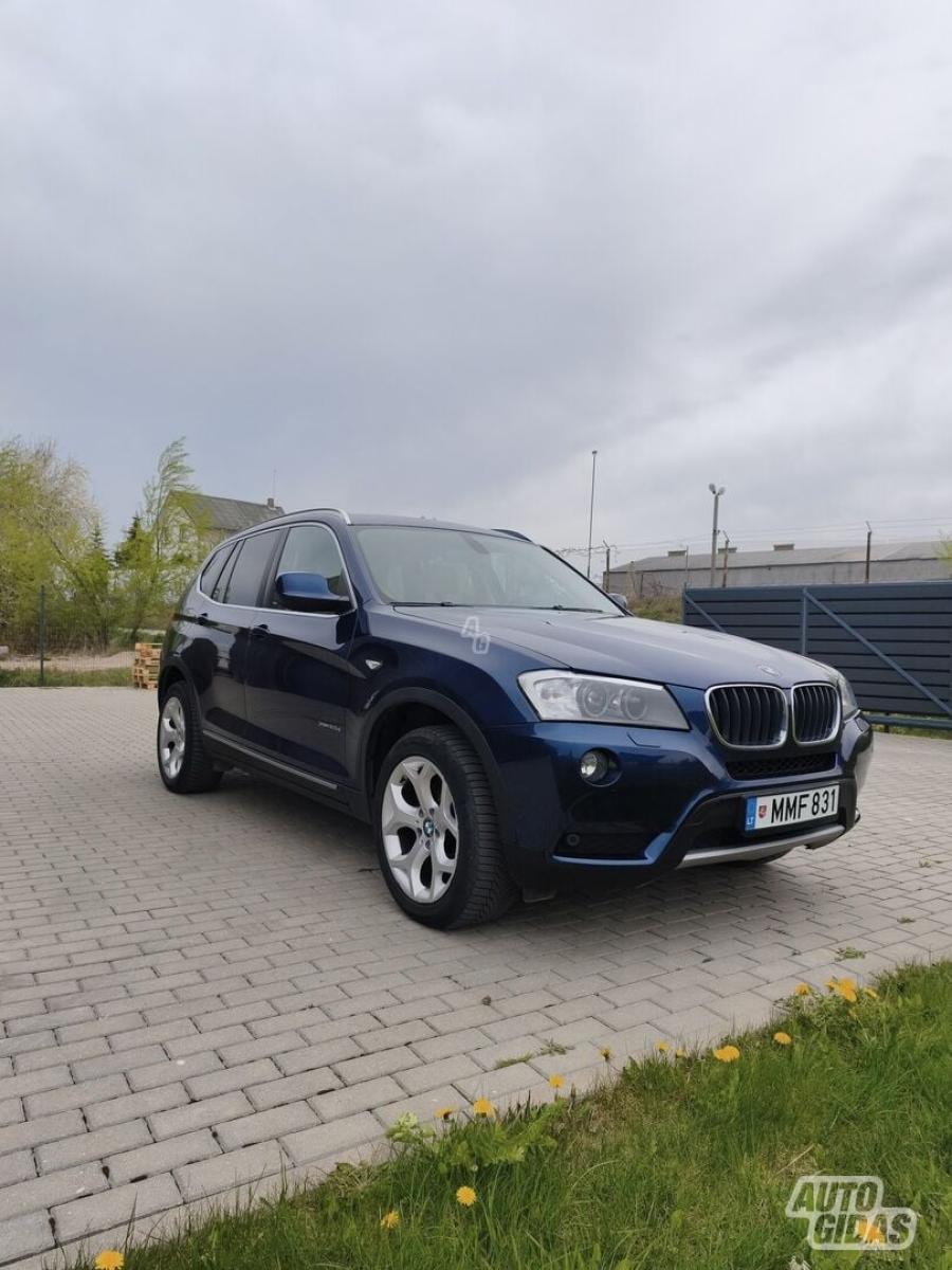 Blue BMW X3 2010 in Klaipeda, with an engine capacity of 2.00 L and mileage of 240 thousand km for 10000 €, photo 3 on AUTOMOTO.COM.LV