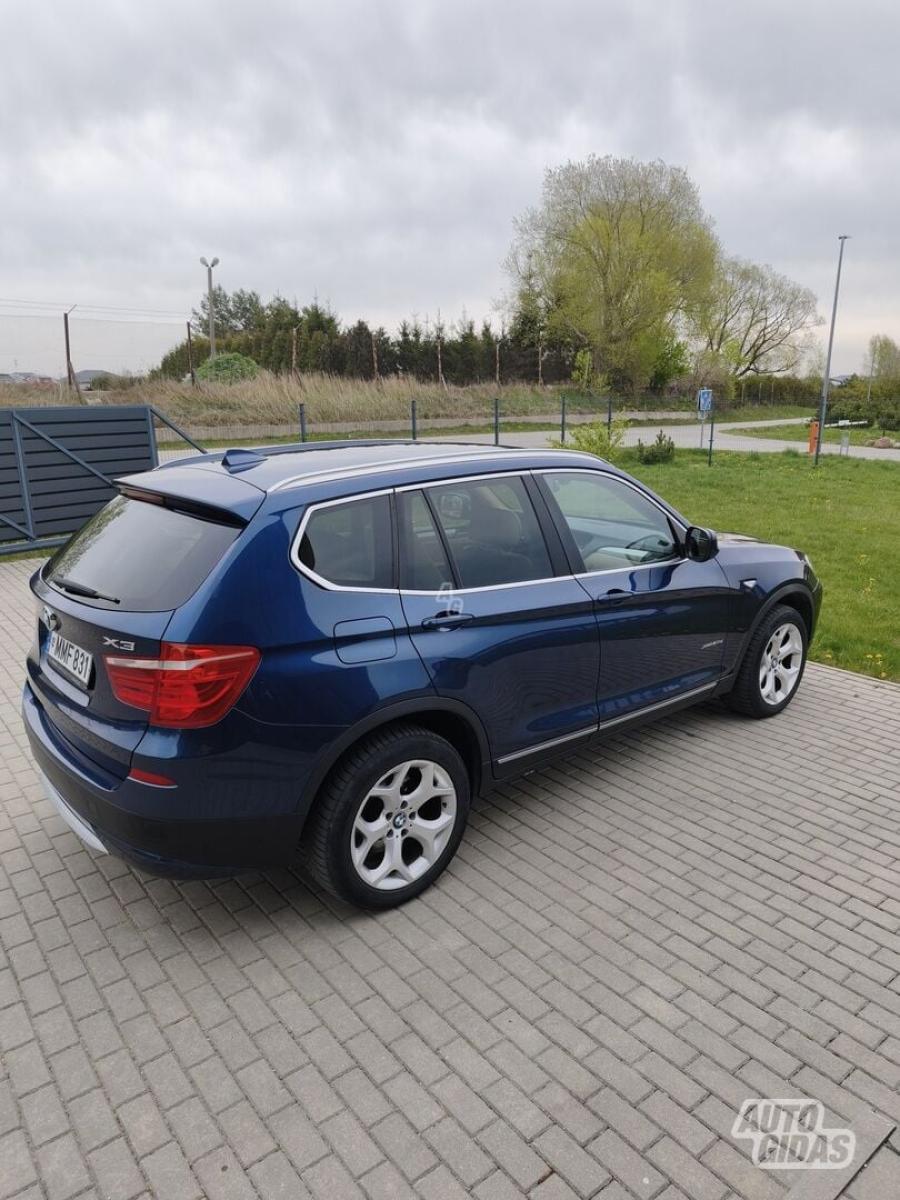 Blue BMW X3 2010 in Klaipeda, with an engine capacity of 2.00 L and mileage of 240 thousand km for 10000 €, photo 5 on AUTOMOTO.COM.LV