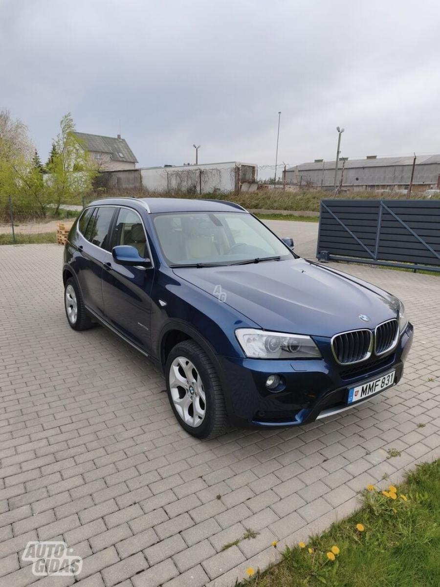 Blue BMW X3 2010 in Klaipeda, with an engine capacity of 2.00 L and mileage of 240 thousand km for 10000 €, photo 7 on AUTOMOTO.COM.LV