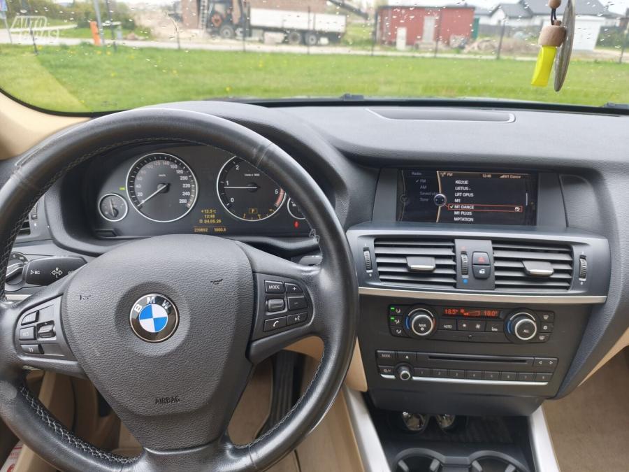 Blue BMW X3 2010 in Klaipeda, with an engine capacity of 2.00 L and mileage of 240 thousand km for 10000 €, photo 12 on AUTOMOTO.COM.LV