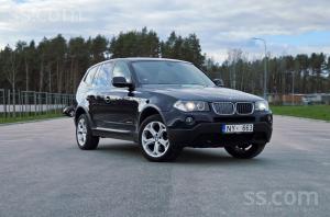 Blue BMW X3 2010 in Valmiera, with an engine capacity of 3.00 L and mileage of 334 thousand km for 8000 €, photo  on AUTOMOTO.COM.LV