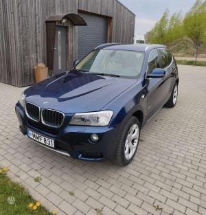 Blue BMW X3 2010 in Klaipeda, with an engine capacity of 2.00 L and mileage of 240 thousand km for 8000 €, photo  on AUTOMOTO.COM.LV