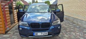 Zils BMW X3 2011 Jēkabpils, ar dzinēja tilpumu 3.00 L un nobraukumu 290 tūkst. km par 10899 €, foto 3 vietnē AUTOMOTO.COM.LV