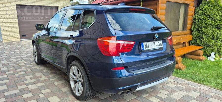 Zils BMW X3 2011 Jēkabpils, ar dzinēja tilpumu 3.00 L un nobraukumu 290 tūkst. km par 10899 €, foto 5 vietnē AUTOMOTO.COM.LV