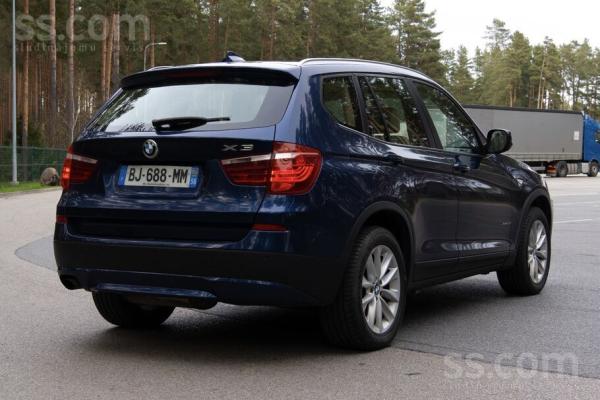 Синий БМВ Х3 2011 в Рига, объемом двигателя 2.00 л и пробегом 224 тыс. км за 9200 €, фото 5 на AUTOMOTO.COM.LV