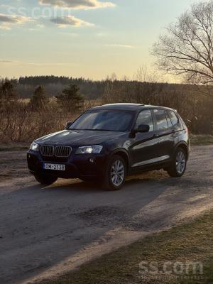 Blue BMW X3 2011 in Riga, with an engine capacity of 3.00 L and mileage of 0 thousand km for 9400 €, photo  on AUTOMOTO.COM.LV