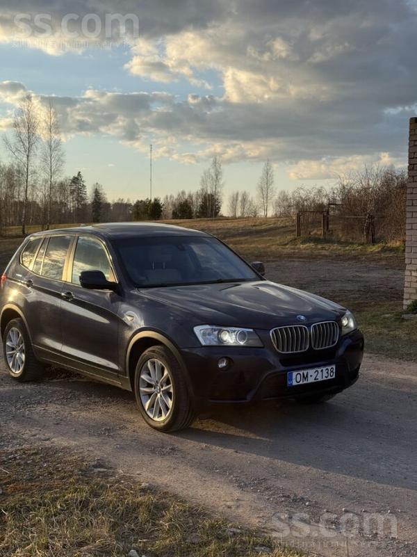 Blue BMW X3 2011 in Riga, with an engine capacity of 3.00 L and mileage of 0 thousand km for 9400 €, photo 2 on AUTOMOTO.COM.LV