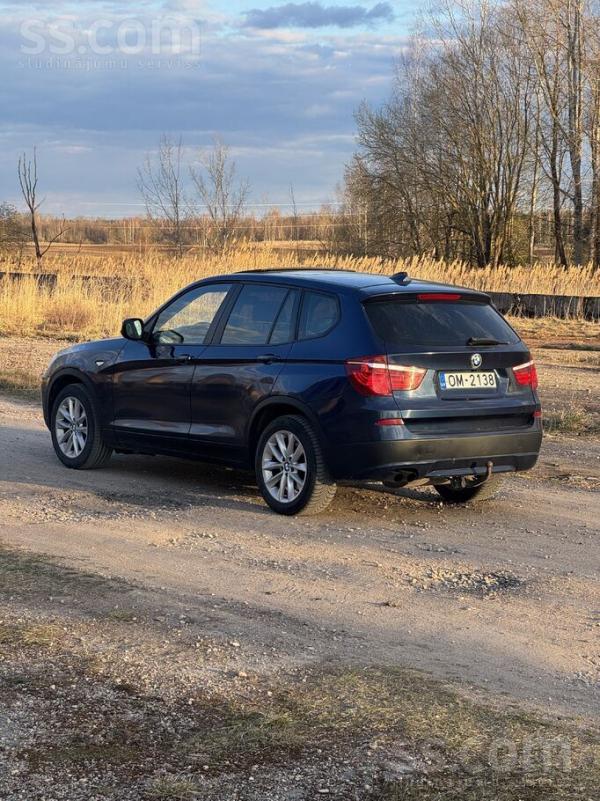 Blue BMW X3 2011 in Riga, with an engine capacity of 3.00 L and mileage of 0 thousand km for 9400 €, photo 4 on AUTOMOTO.COM.LV